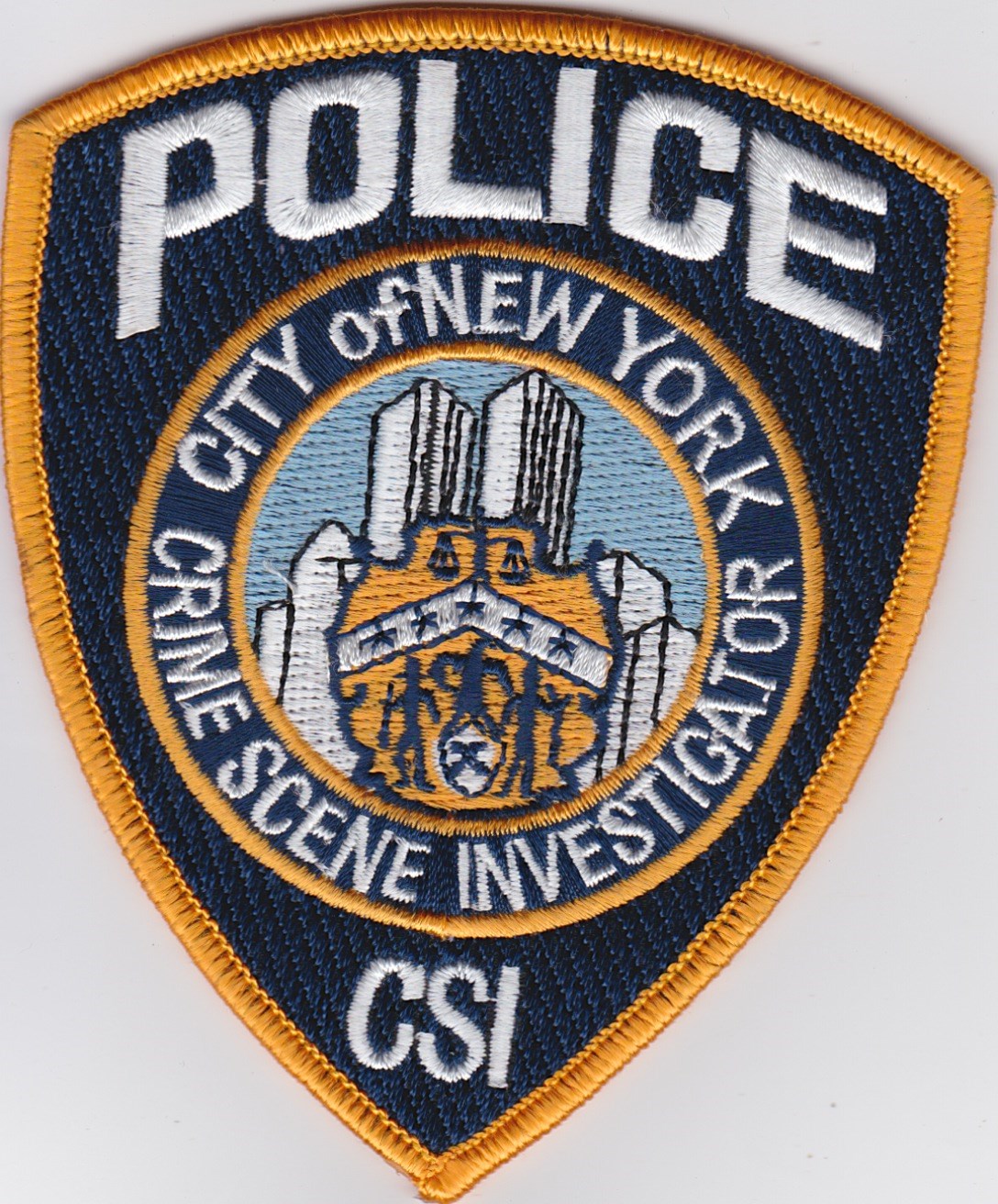 "CSI City of New York Crime Scene Investigator" Patch