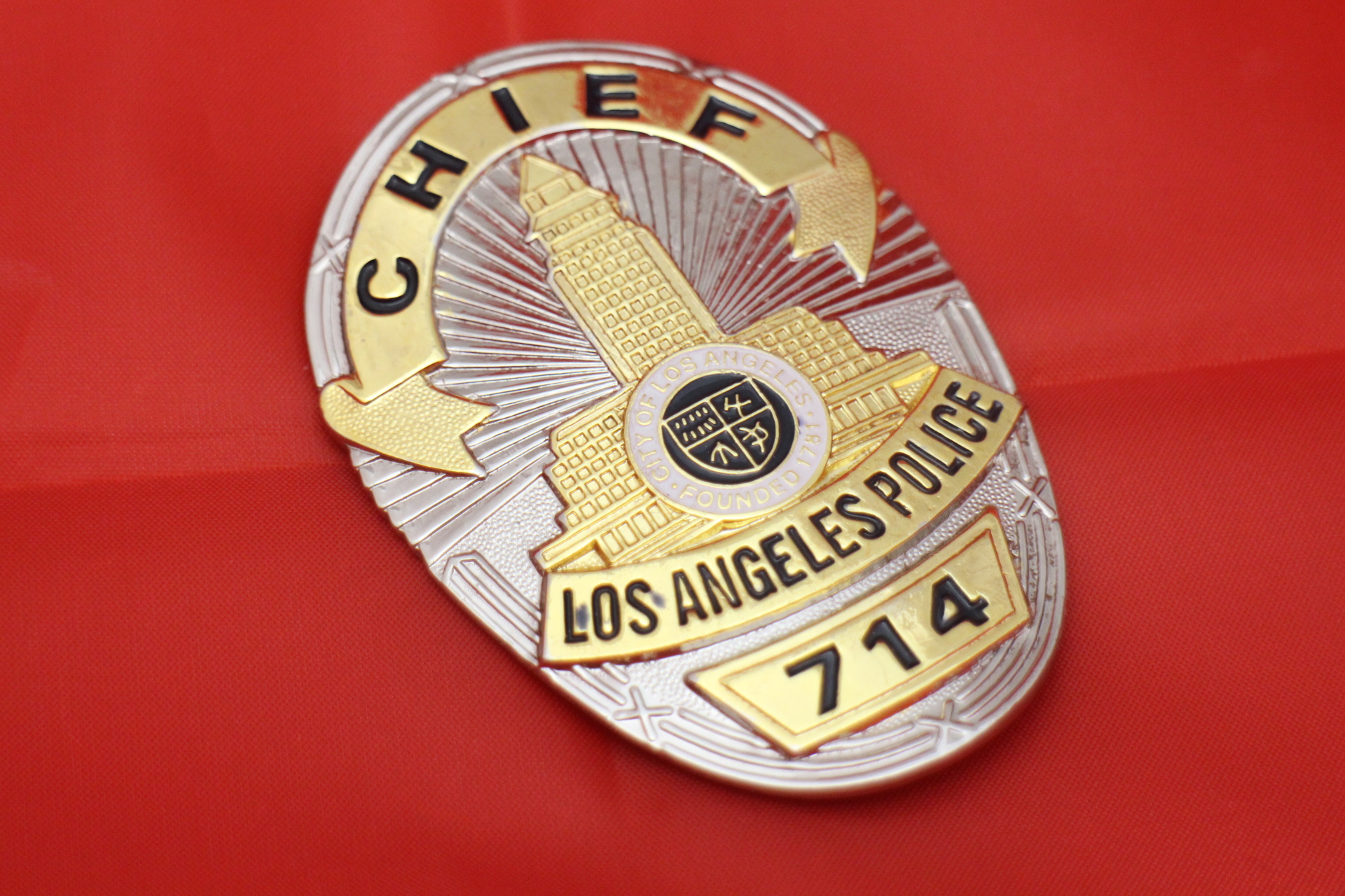 Chief Los Angeles Police Badge LAPD