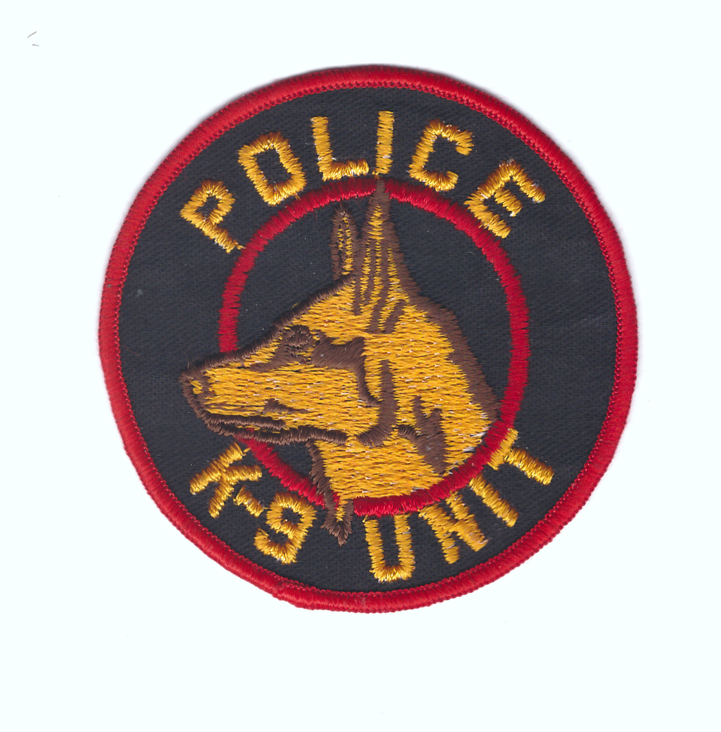 Police K9 Unit Patch Aufnäher