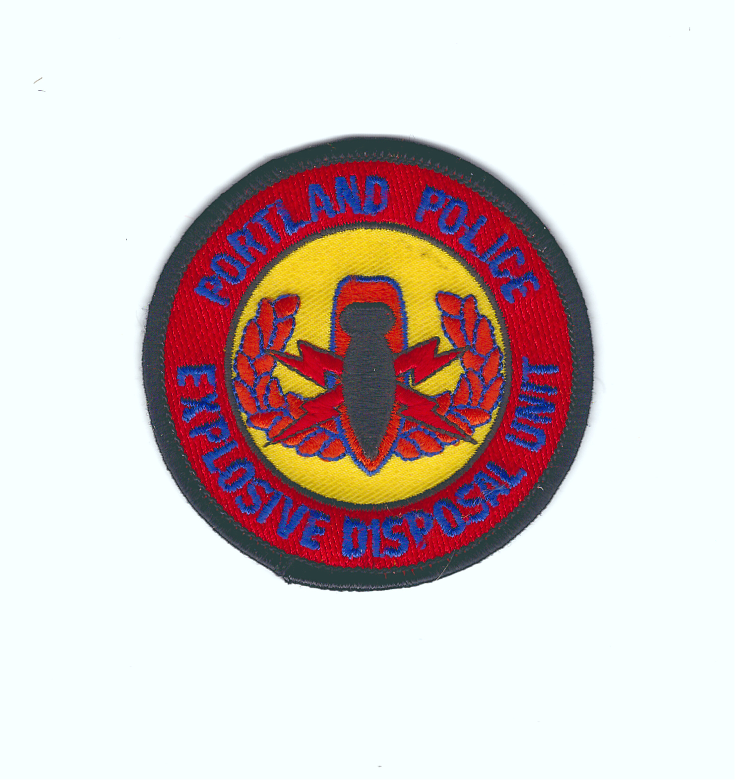 Portland Police Patch Aufbügler Aufnäher US Polizei