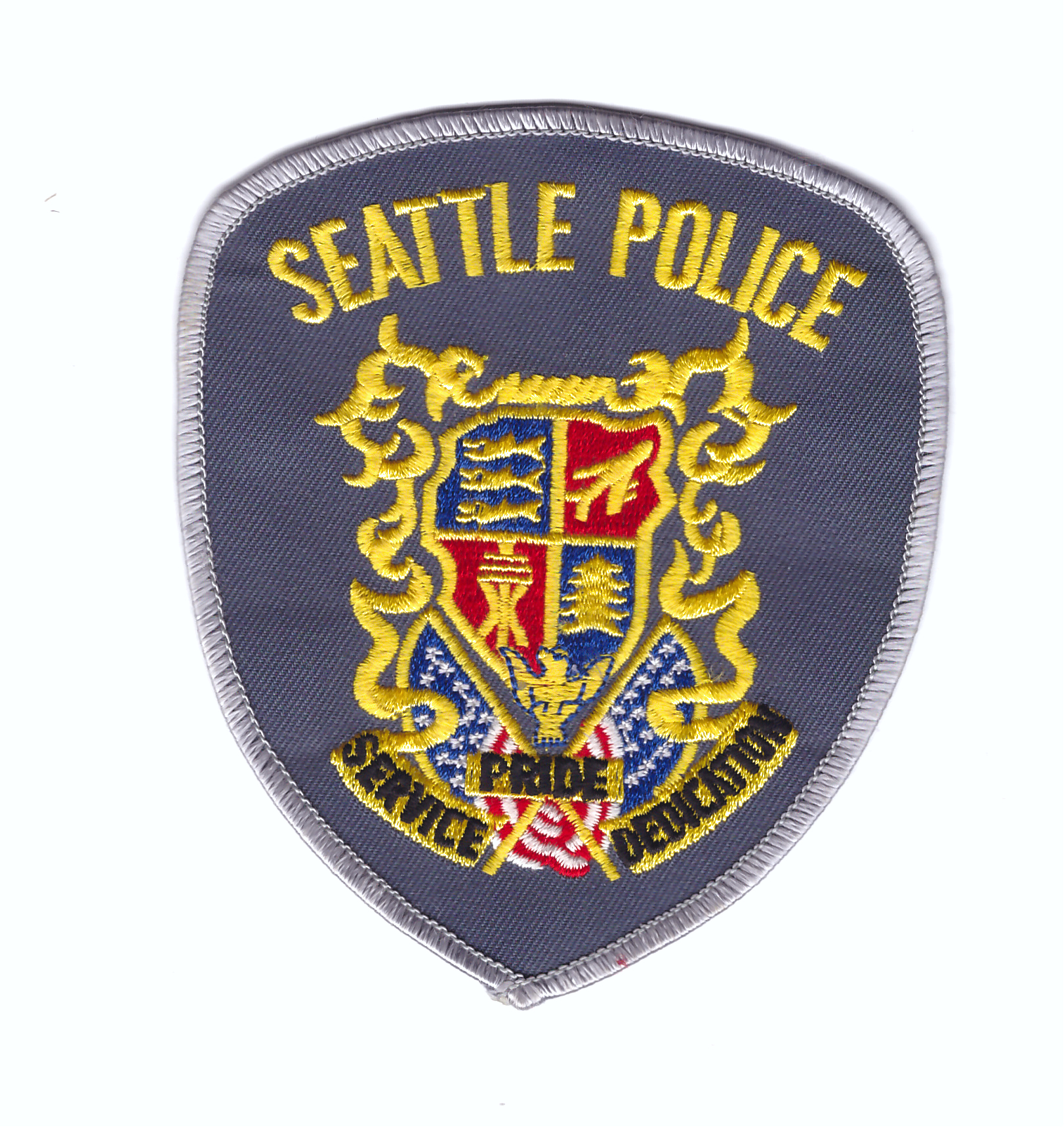 Seattle Police Patch Aufbügler Aufnäher US Polizei