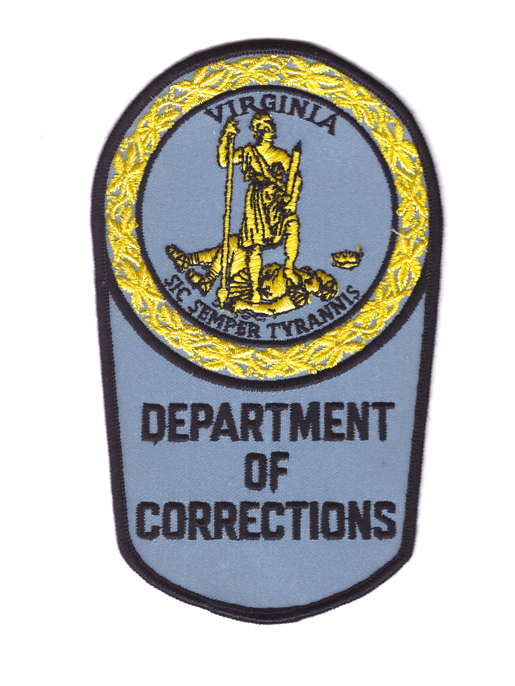 Virginia Department Patch Aufbügler Aufnäher US Polizei