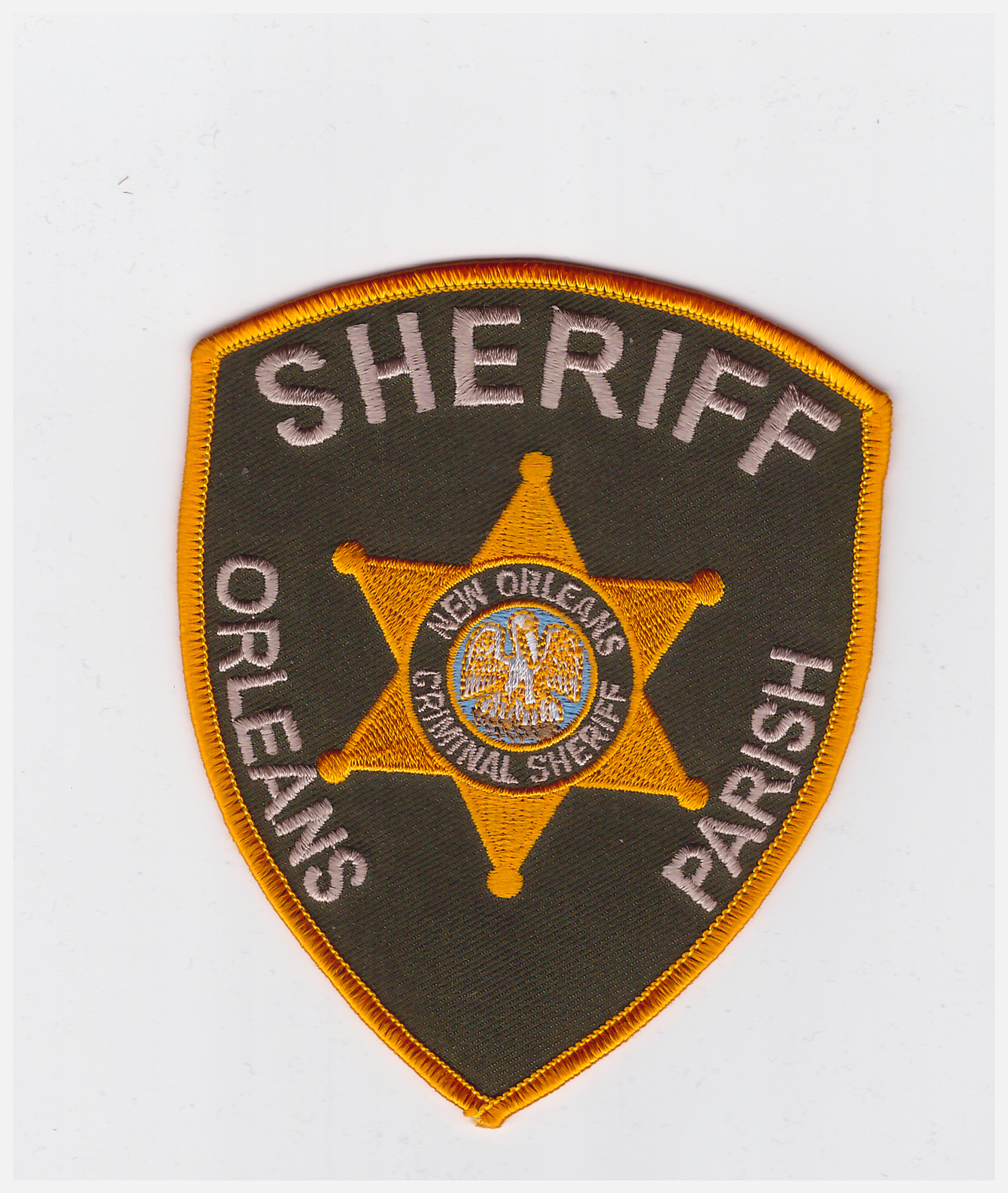 Sheriff Orleans Parish Police US Patch Aufnäher Aufbügler