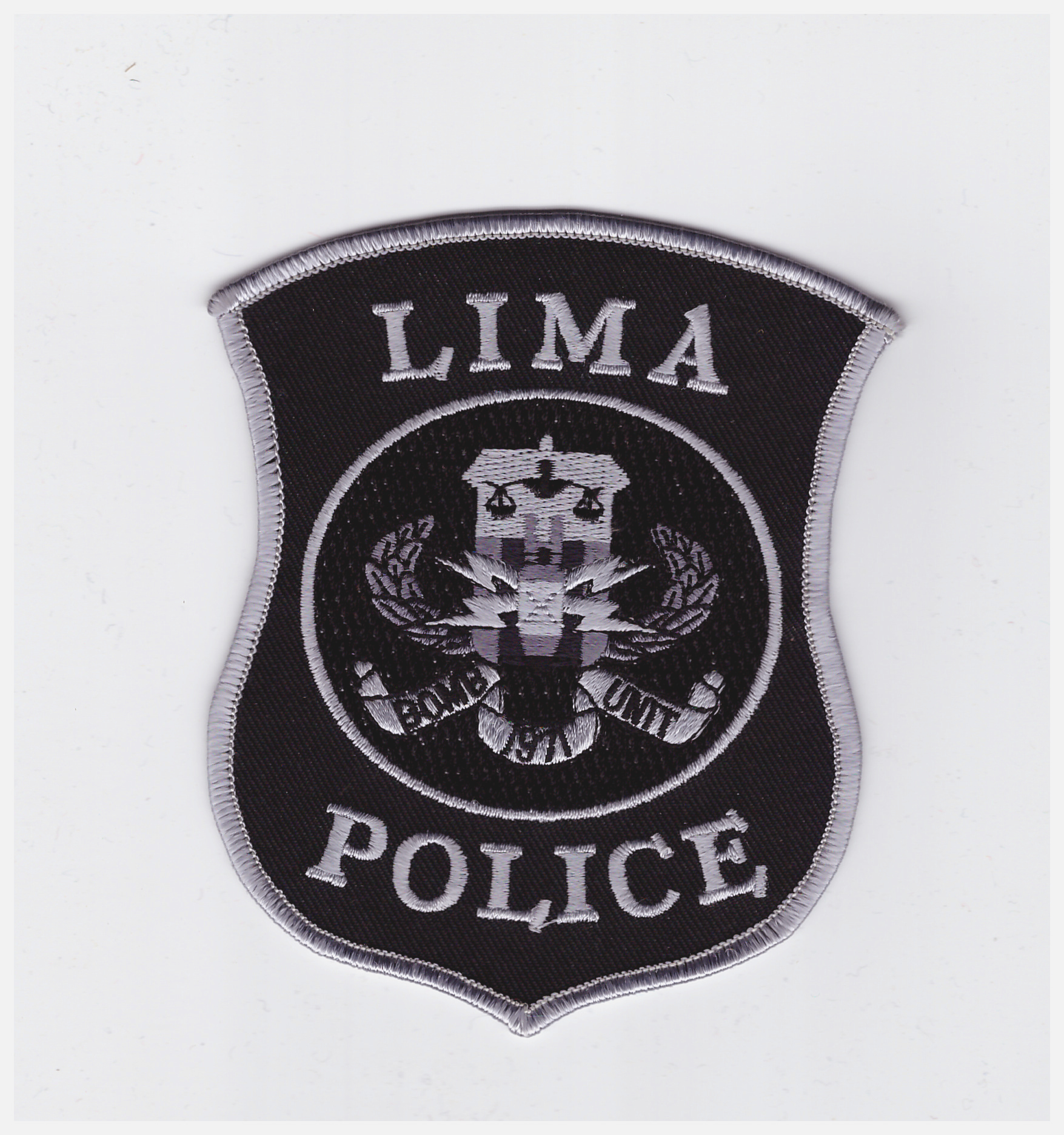Lima Police Bomb Unit US Patch Aufnäher Aufbügler