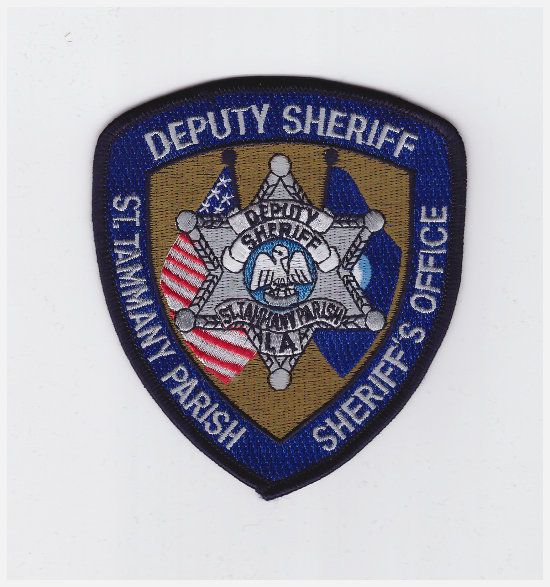 Deputy Sheriff Police LA US Patch Aufnäher Aufbügler