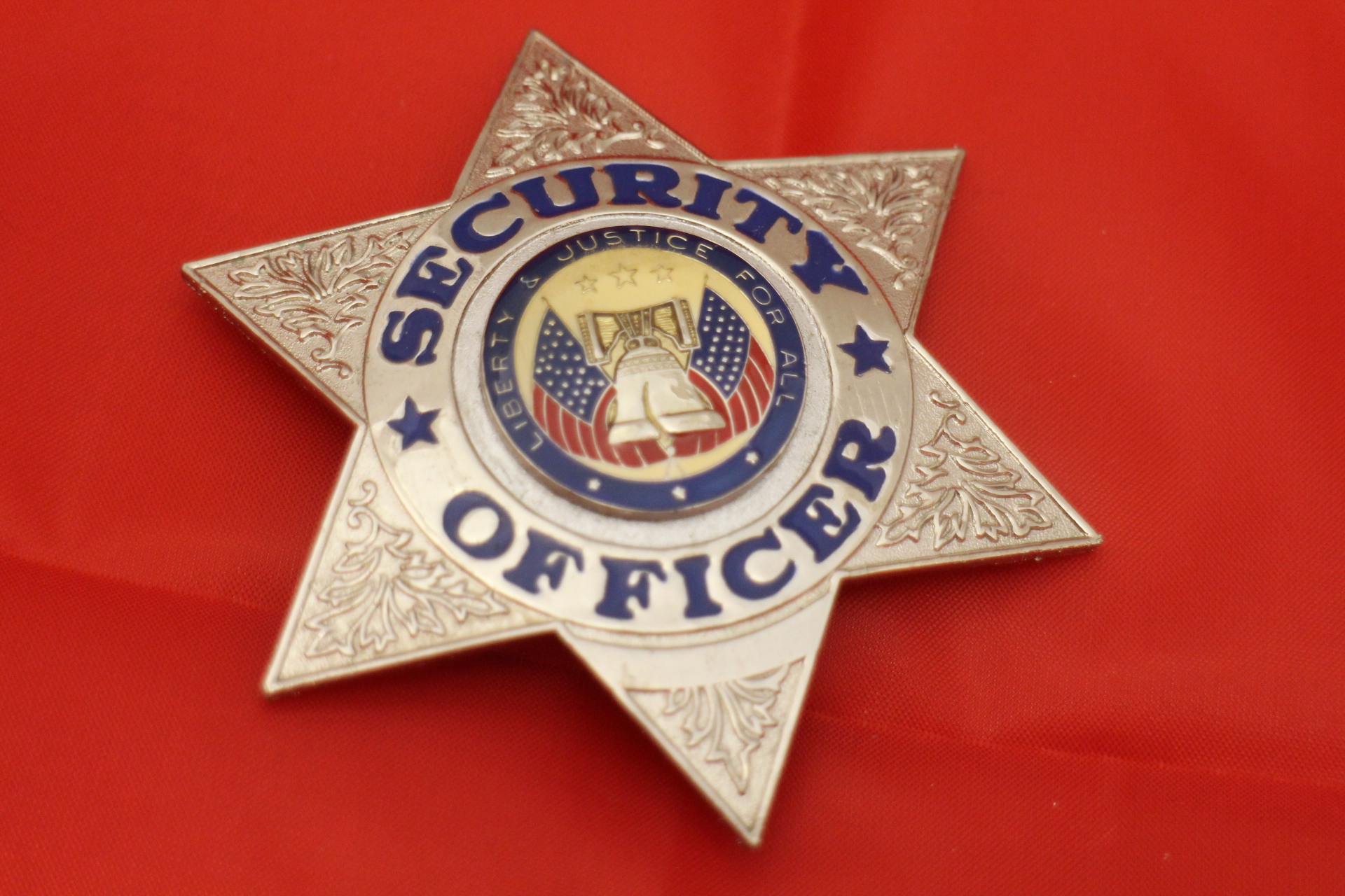 Security Officer Liberty and Justice Badge Abzeichen