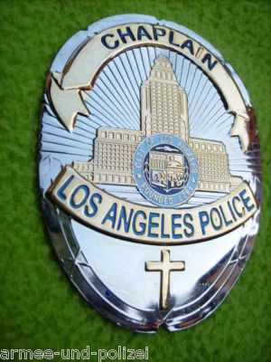 Los Angeles Police Chaplain US Badge - Priester