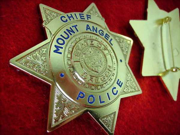 Chief Mount Angel Police Badge