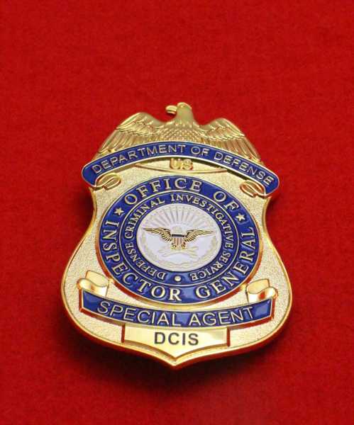 Department of Defense Special Agent Badge hallmark original