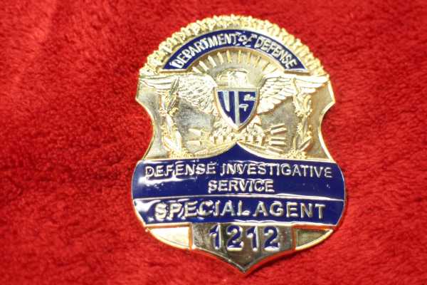 Department of Defense Special Agent mit Nummer