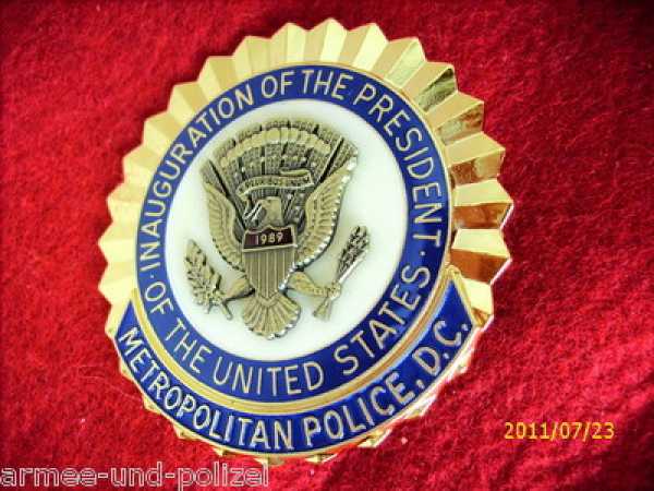 US Metropolitan Police Badge