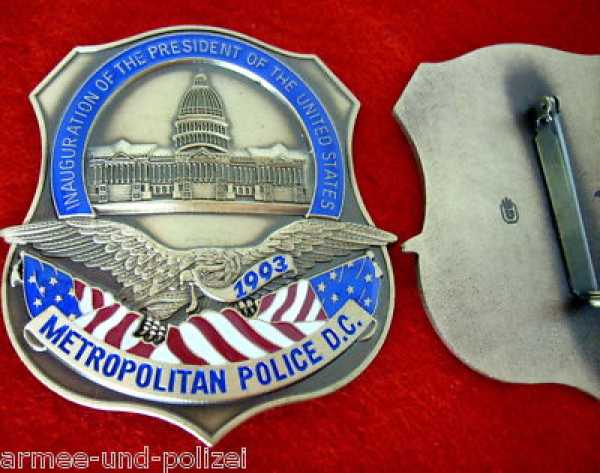 Metropolitan Police Washington D.C. Badge