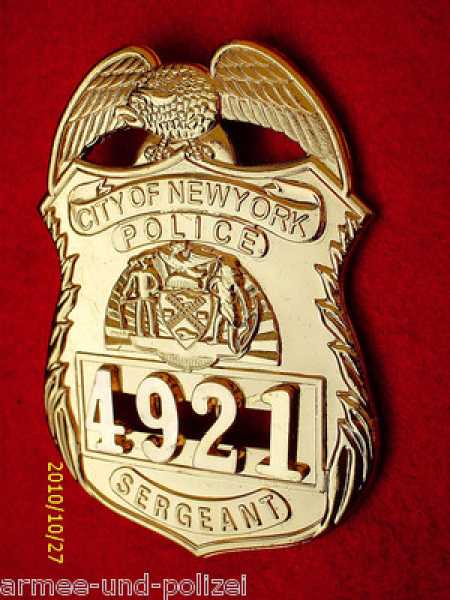 Sergeant City of New York Police