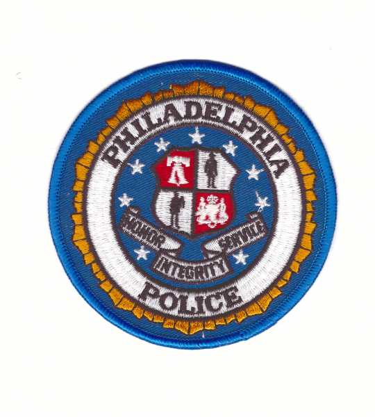 Philadelphia Police Honor Services Patch Aufnäher US Polizei