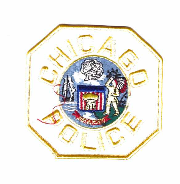 Chicago Police Patch Aufbügler Aufnäher US Polizei