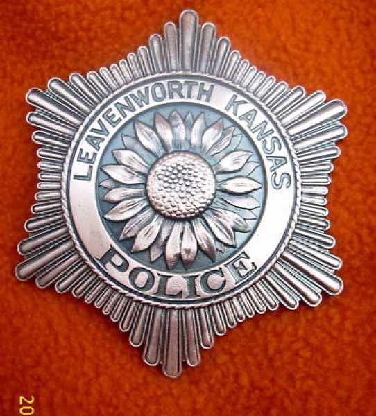 Police Badge Leavenworth Kansas