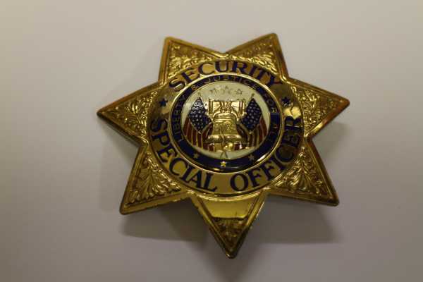 Security Special Officer Badge hallmark original